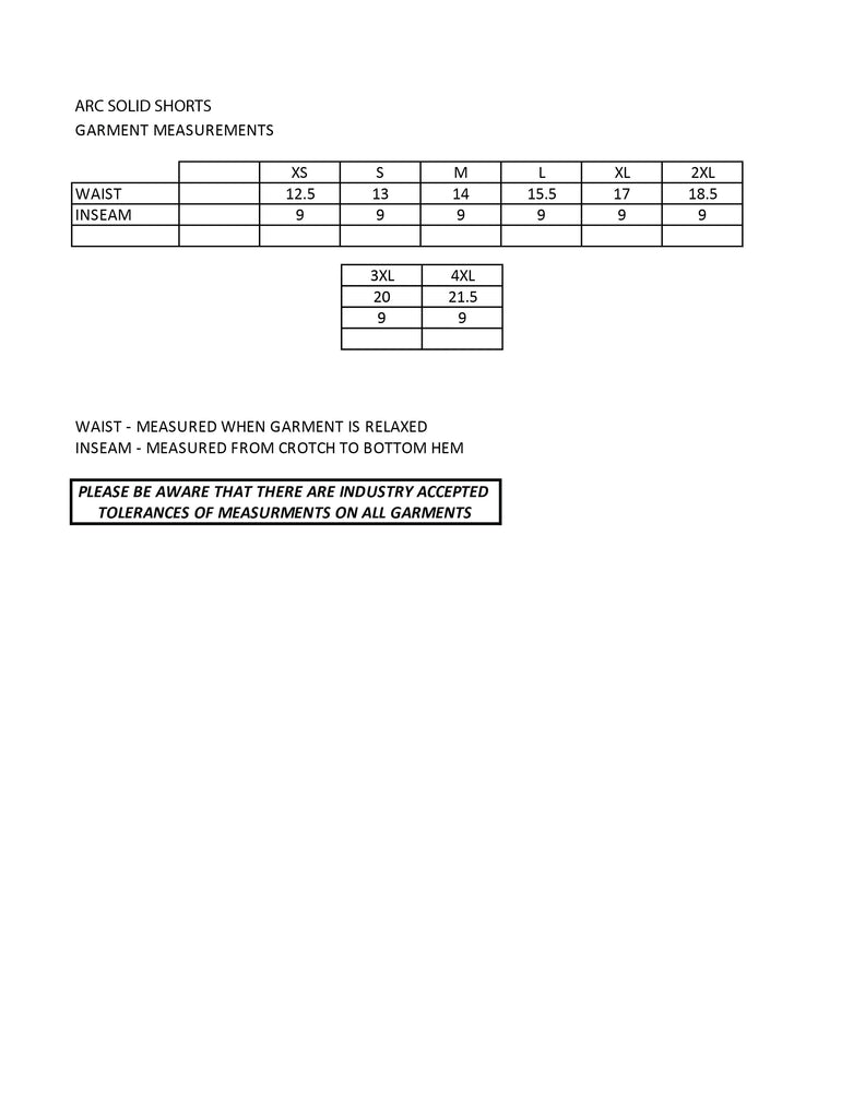 ARC SOLID SHORT – ShopGRC